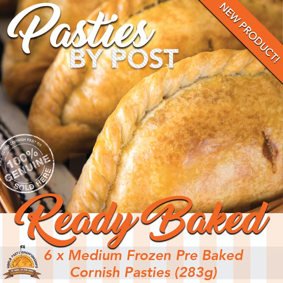 Ready Baked Cornish Pasties by Post (6) 283g – Proper Pasty Company