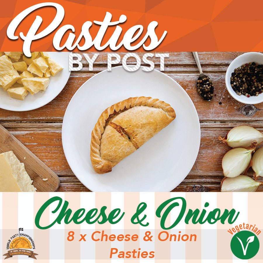 Cheese and Onion Pasties (8) – Proper Pasty Company